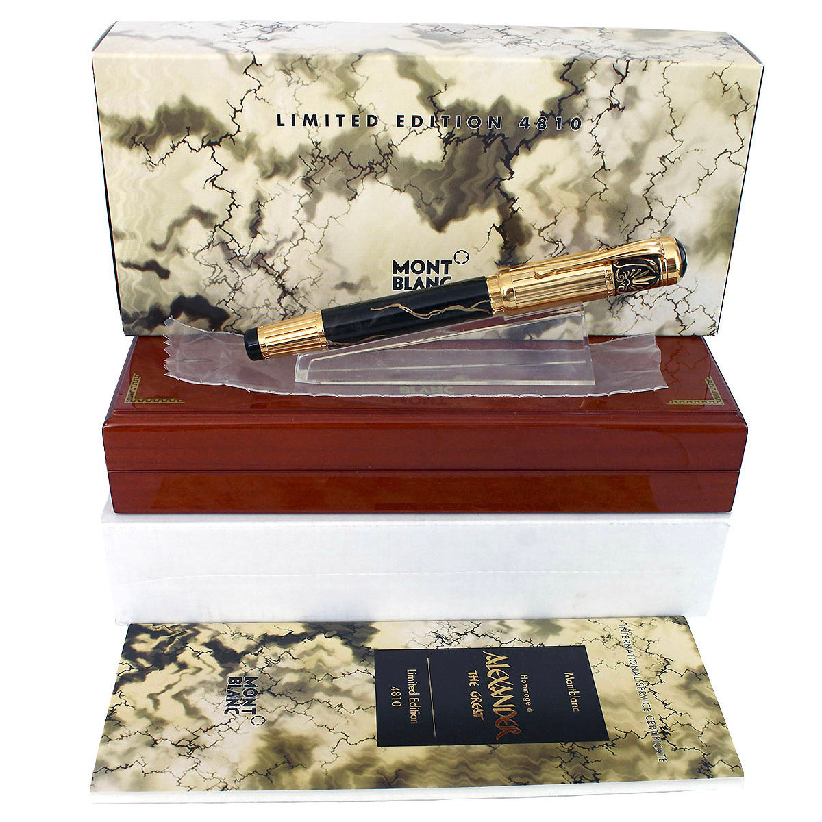 NEVER INKED 1998 MONTBLANC ALEXANDER THE GREAT PATRON OF THE ART LIMIT