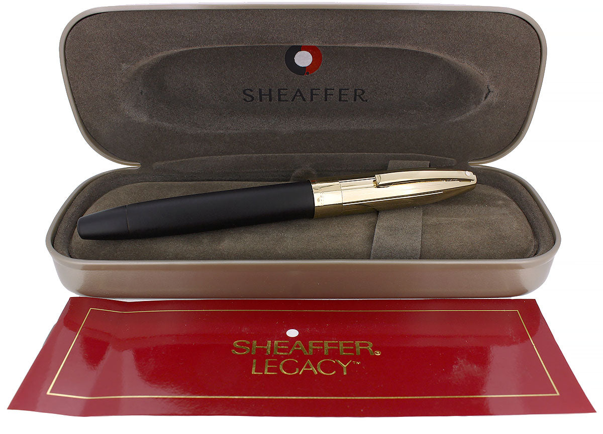 C2003 SHEAFFER LEGACY 2 SPECIAL EDITION JIM GASTON MATTE BLACK 18K STU