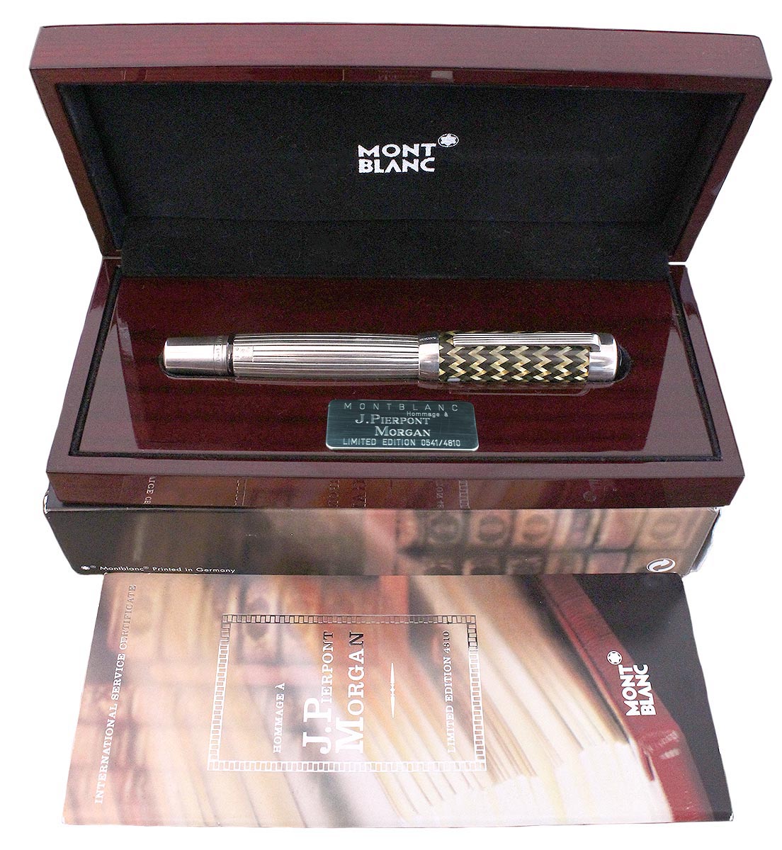 2004 MONTBLANC PATRON OF THE ARTS JP MORGAN 4810 LIMITED EDITION FOUNT