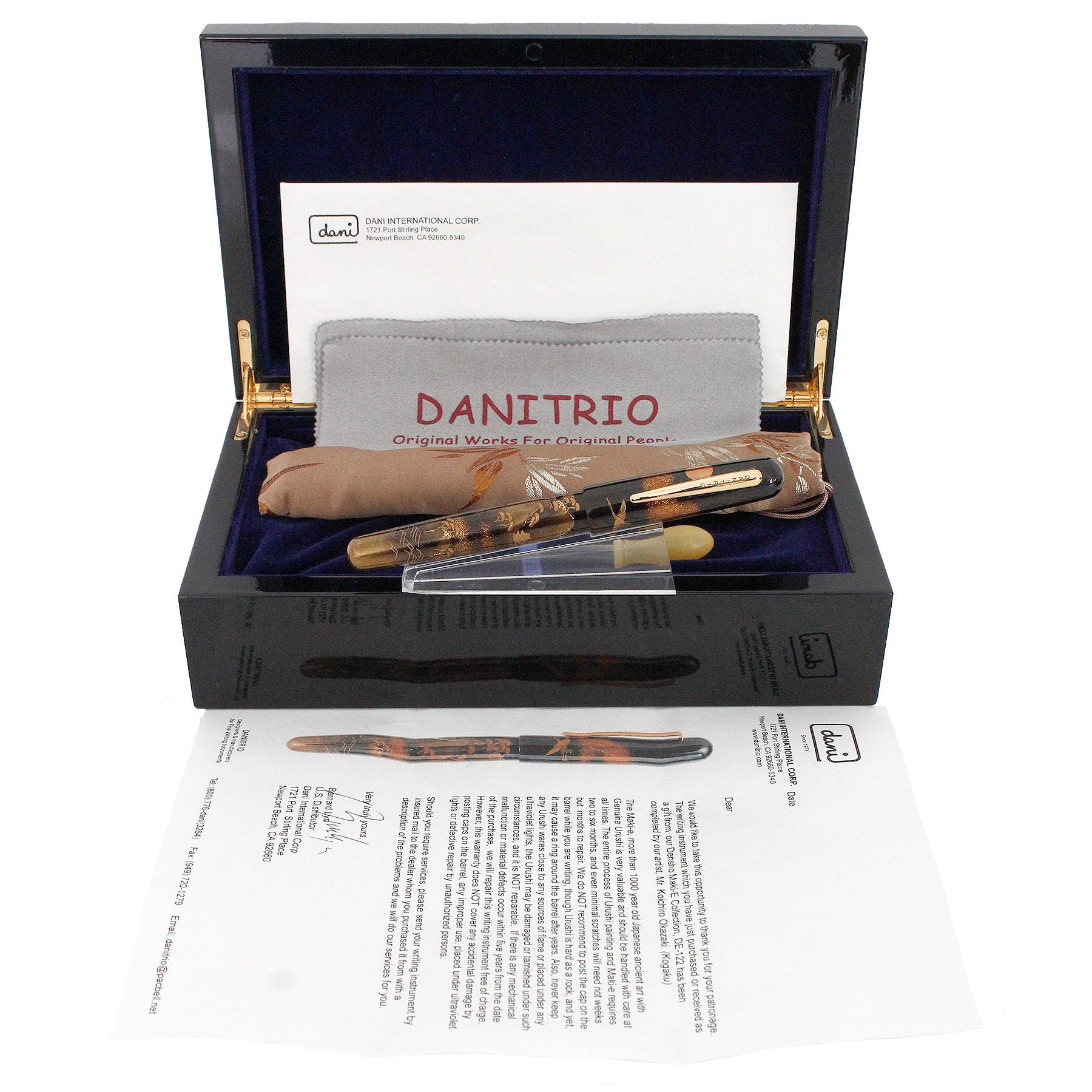 NEVER INKED 2006 DANITRIO DENSHO MOUNT HORAI EBONITE MAKI-E ARTIST OKA