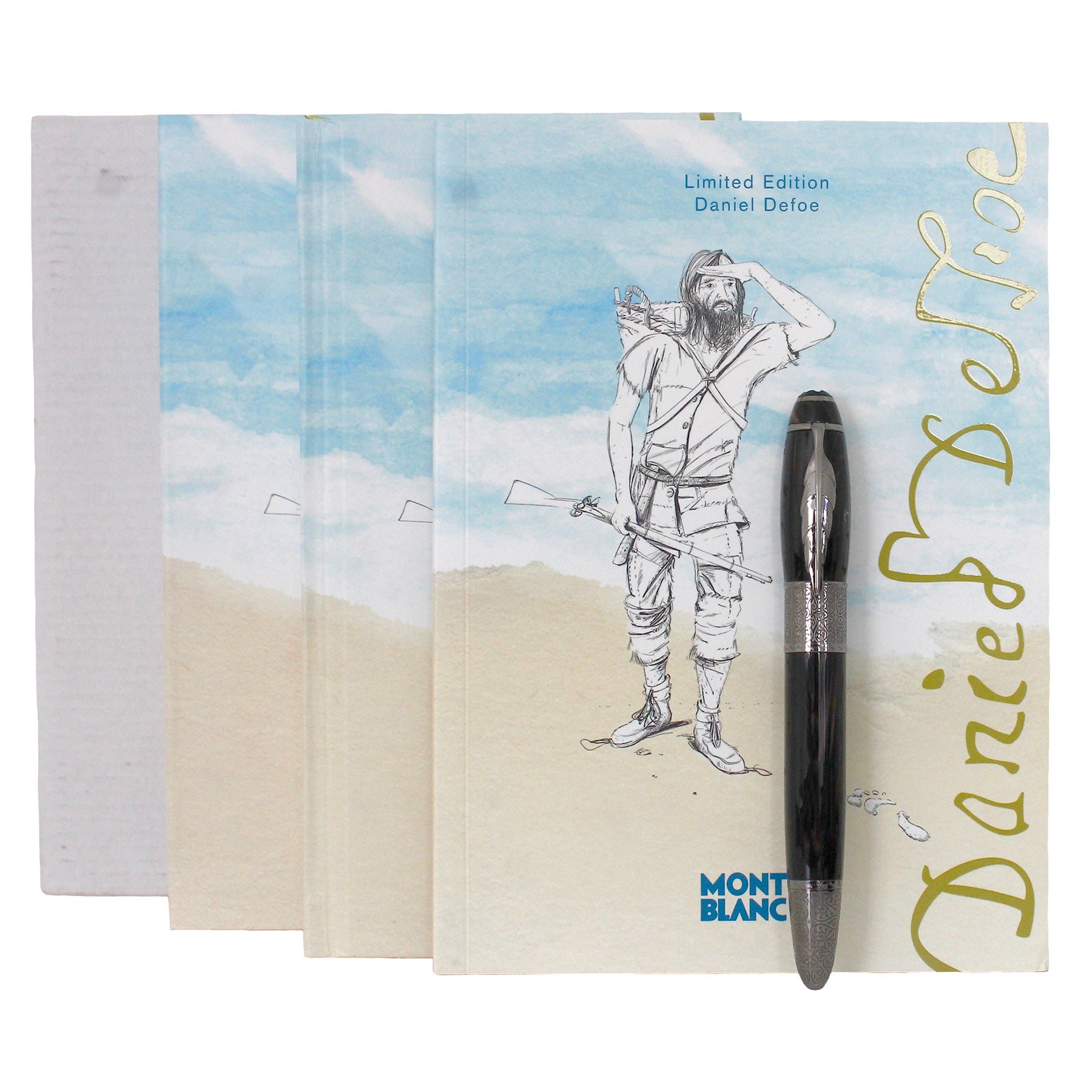 2014 MONTBLANC DANIEL DEFOE WRITER'S SERIES LIMITED EDITION FOUNTAIN P