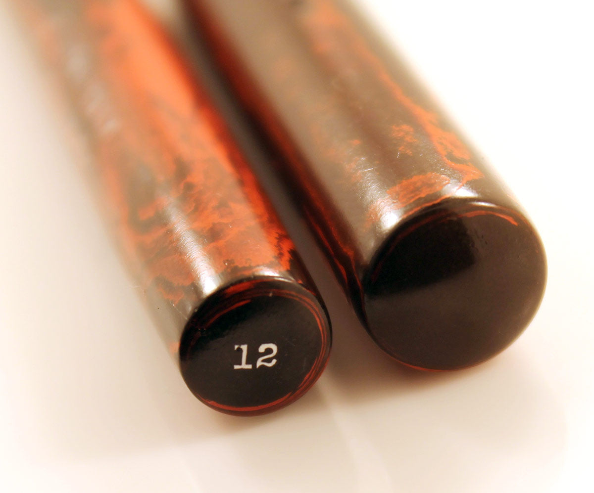 CIRCA 1915 WATERMAN #12 RED MOTTLED INK DROPPER FOUNTAIN PEN WITH XF to ...