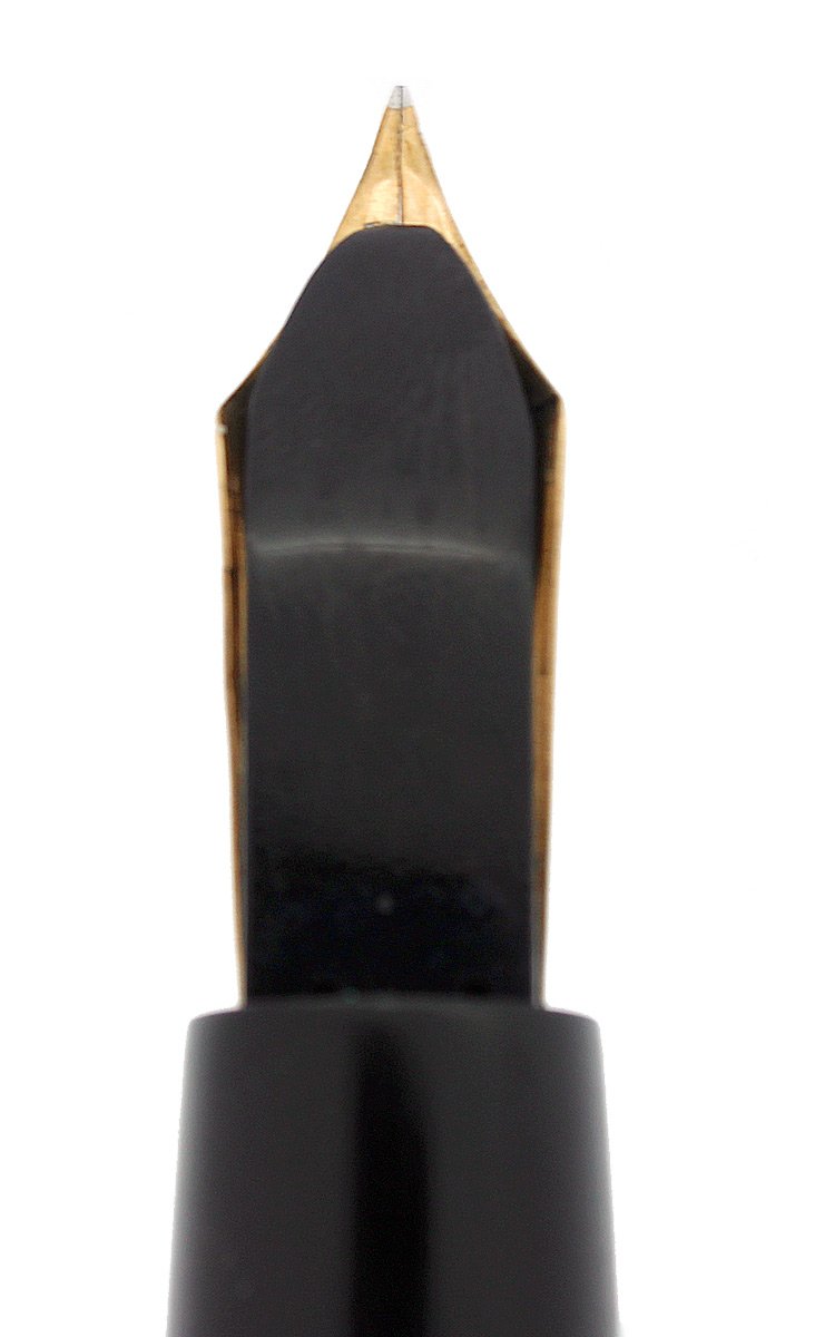 CIRCA 1910 WATERMAN #20 SMOOTH BLACK HARD RUBBER FOUNTAIN PEN EYEDROPP