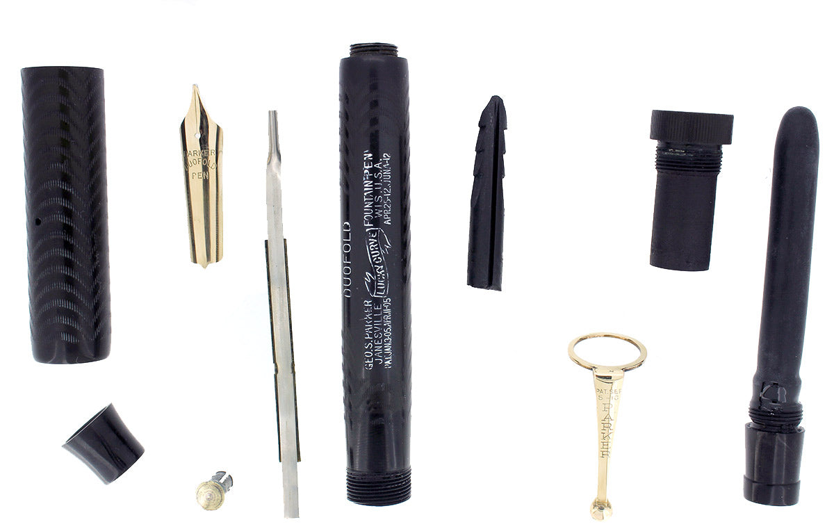 RARE CIRCA 1923 DUOFOLD SENIOR OVERSIZE BCHR BANDLESS CAP FOUNTAIN PEN ...