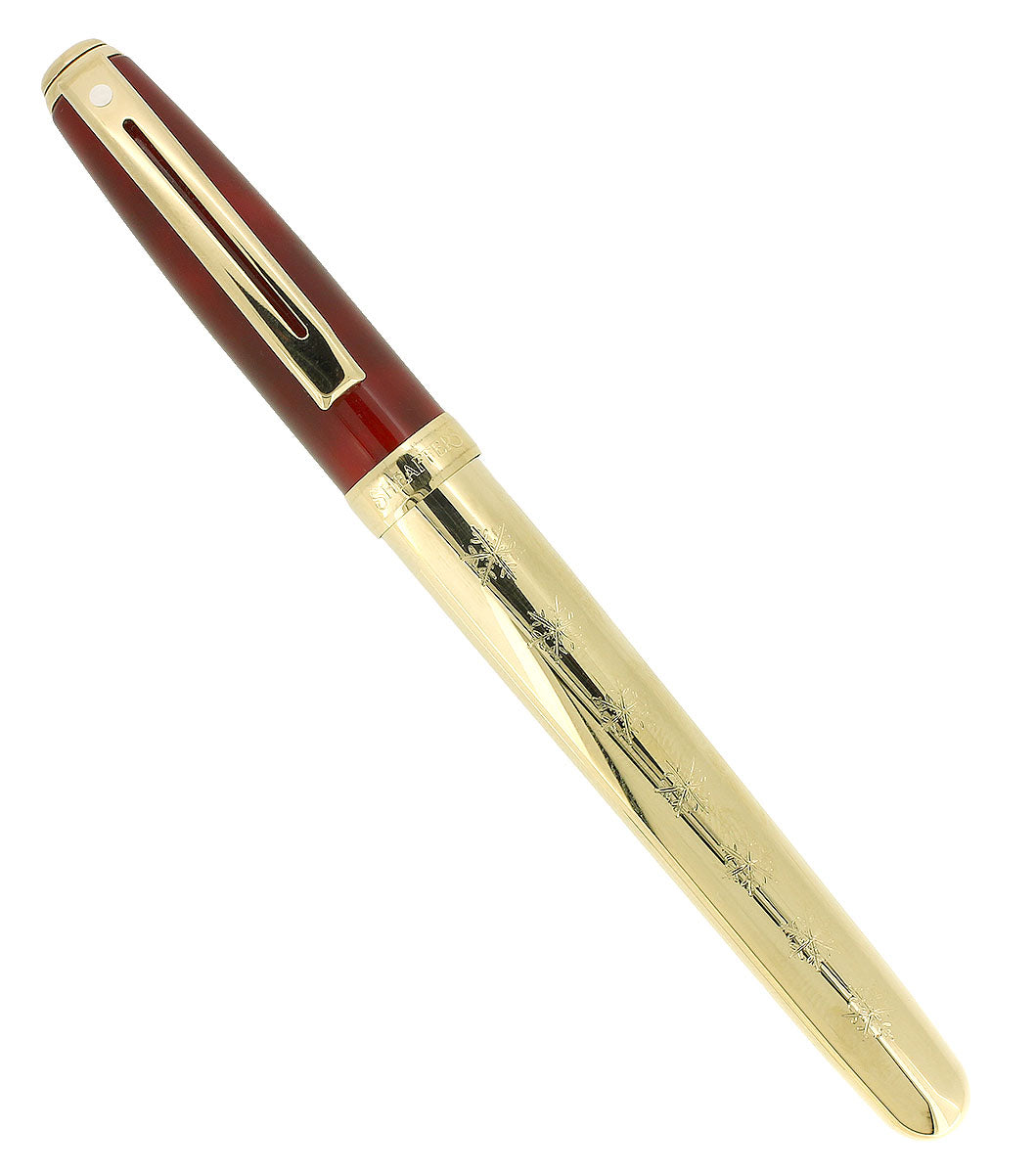 1997 SHEAFFER HOLIDAY ORIGINALS "THE SNOW PEN" FOUNTAIN PEN MINT IN BO