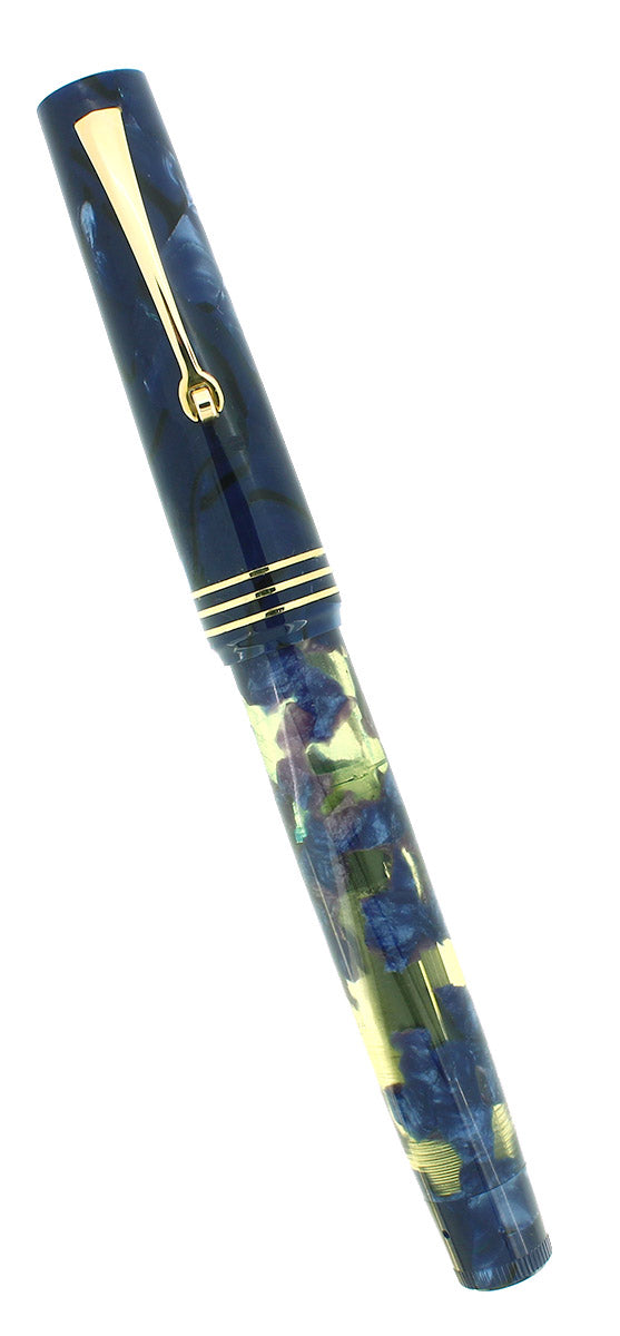 OMAS LUCENS BLUE LIMITED EDITION 12 OF 500 FOUNTAIN PEN MINT IN BOX