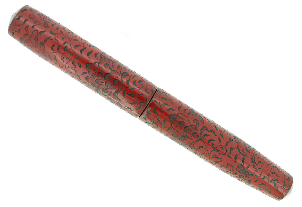 NAKAYA PICCOLO CIGAR HOUSOGE SHU CHARCOAL B NIB FOUNTAIN PEN MINT IN B