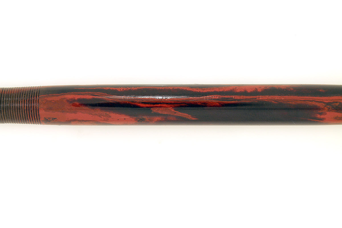 EARLY 1900 WATERMAN 12 RED MOTTLED EYEDROPPER FOUNTAIN PEN WITH F to ...