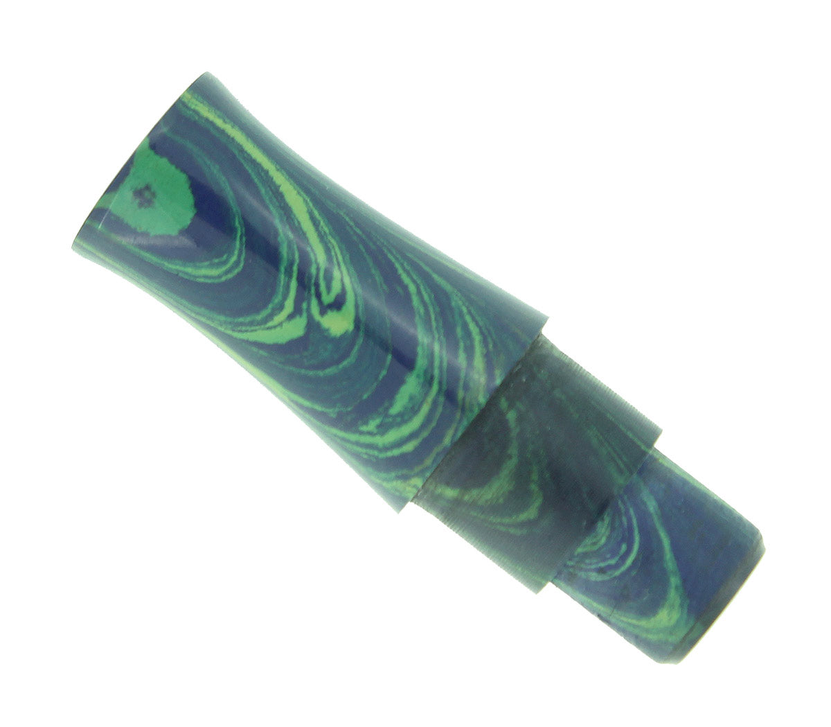 C1928 WATERMAN 94 BLUE GREEN RIPPLE HARD RUBBER FOUNTAIN PEN SECTION