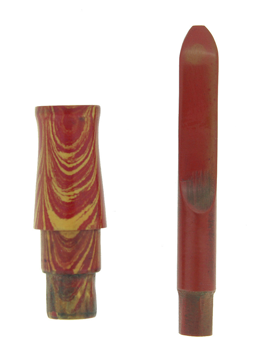 CIRCA 1928 WATERMAN 94 ROSE RIPPLE HARD RUBBER FOUNTAIN PEN SECTION