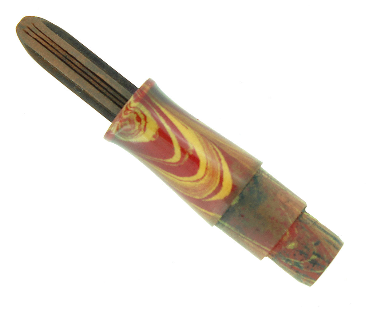 CIRCA 1928 WATERMAN 52V ROSE RIPPLE HARD RUBBER FOUNTAIN PEN SECTION