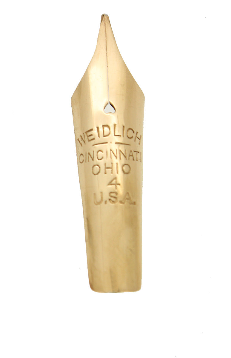CIRCA 1926 WEIDLICH #4 MEDIUM 14K FOUNTAIN PEN NIB